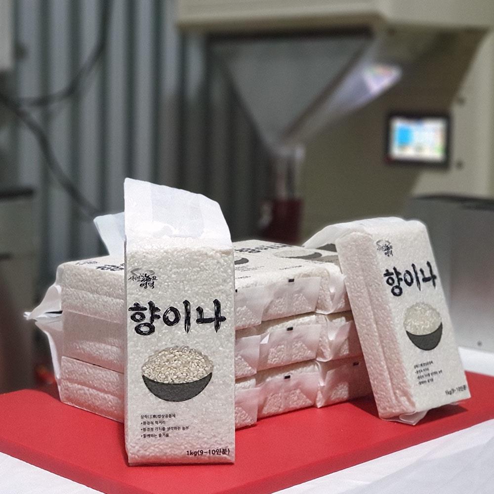 경북 영덕 해풍 맞은 '향이나' 쌀 1kg*6개 답례품 | 위기브 wegive